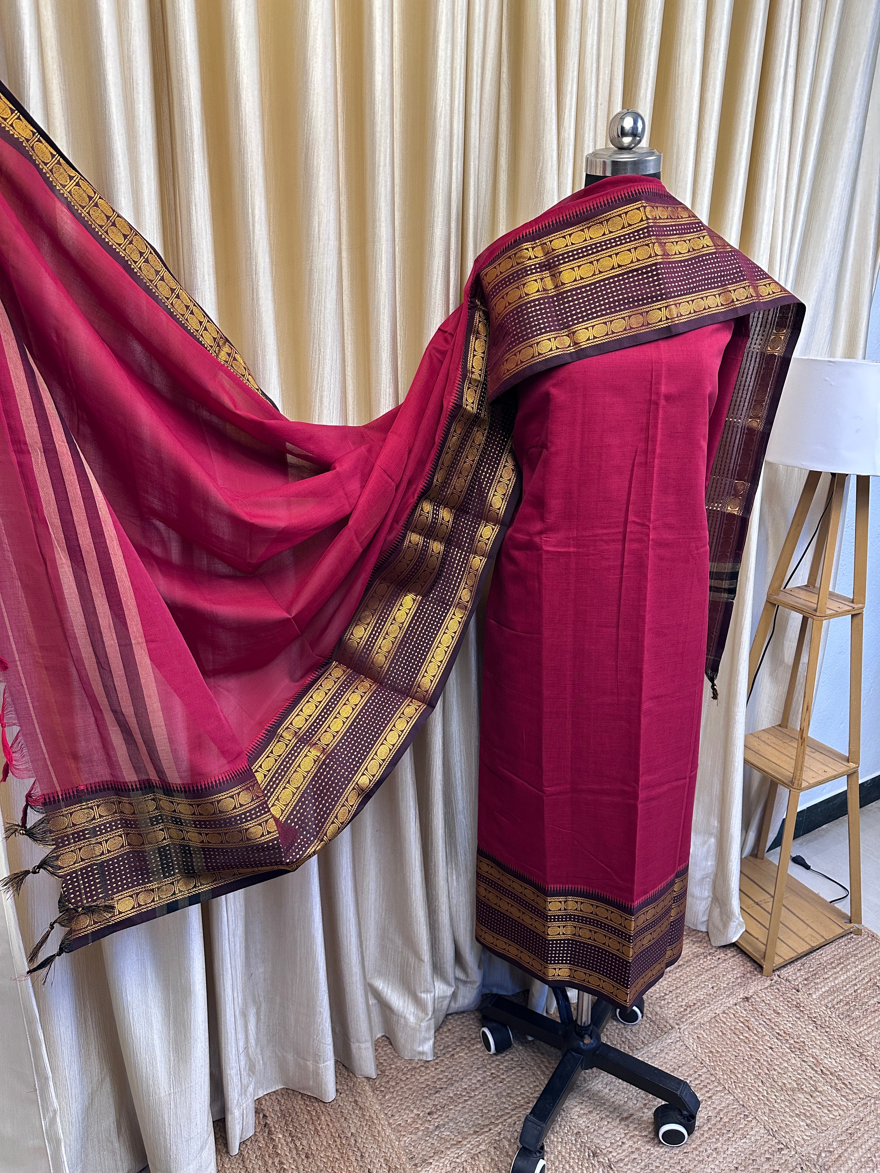 Vintage Narayanpet Dress material (4.5m Top)-Viga 3 – LAKSHA Designer ...