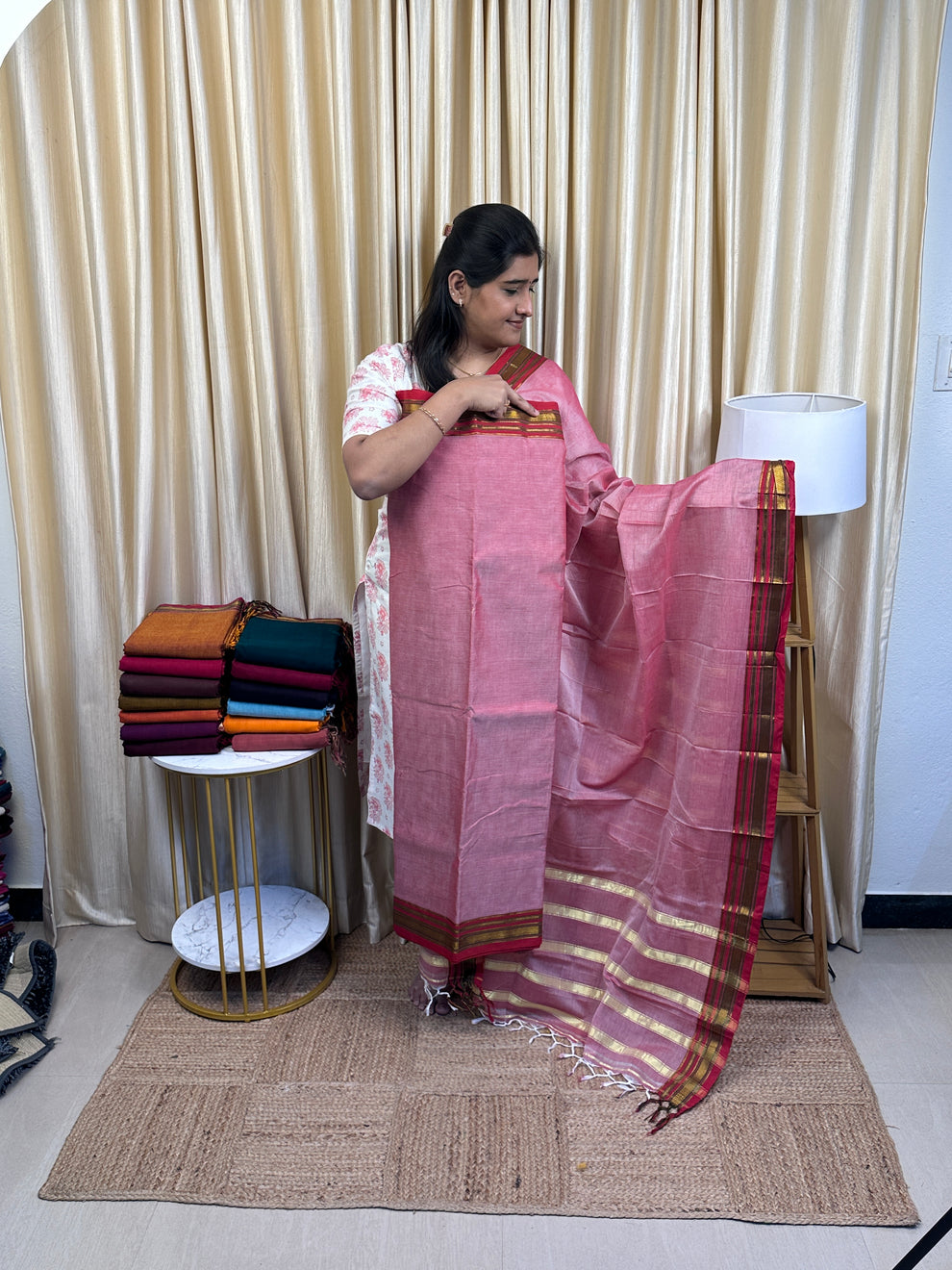 Narayanpet straight border (4.5m top)- BSN 14 – LAKSHA Designer studio